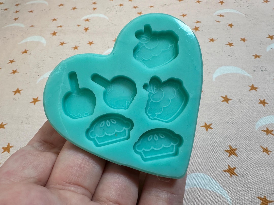 Pies and Candy Apple Bits Silicone Mold - Resin - Polymer Clay ...
