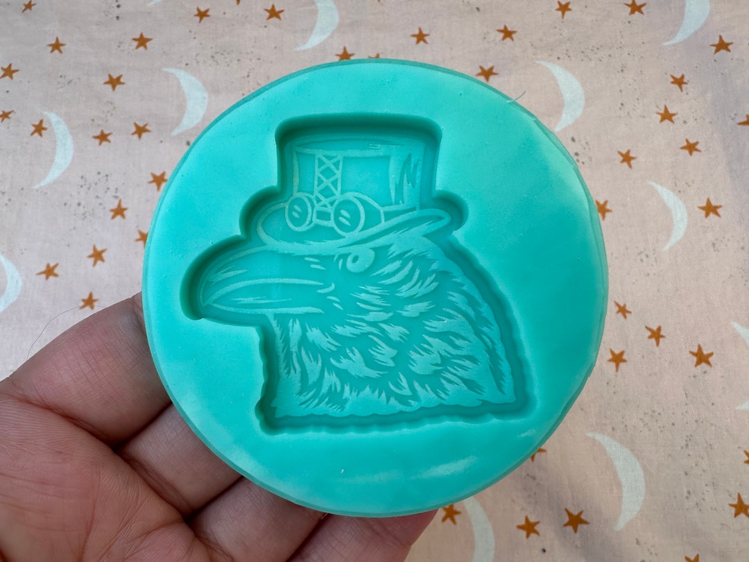 Steampunk Crow Silicone Mold - Etsy
