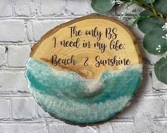 Wooden Epoxy Sign - Etsy