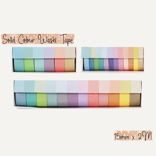 Color Washi Tape - Etsy