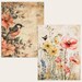 Floral Scrapbook Paper Pack: Vintage Garden Designs (12 Sheets) - Etsy