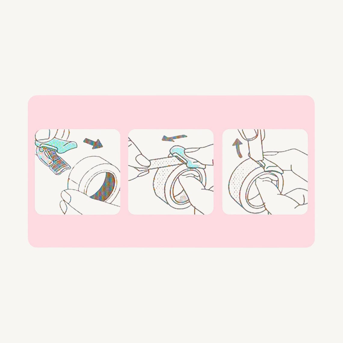 Washi Tape Cutter, Compact & Portable Tape Dispenser, Scrapbooking Tool ...