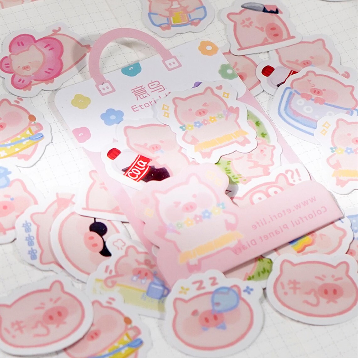 Piggy Stickers for Journaling, Planner, Scrapbooking - Etsy