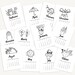 2025 Calendar Sticker Set, Minimalist Monthly Planner, Journal Stickers ...