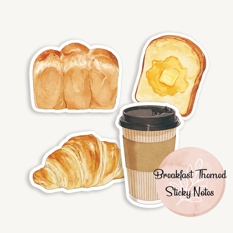 Food Themed Sticky Notes - Etsy