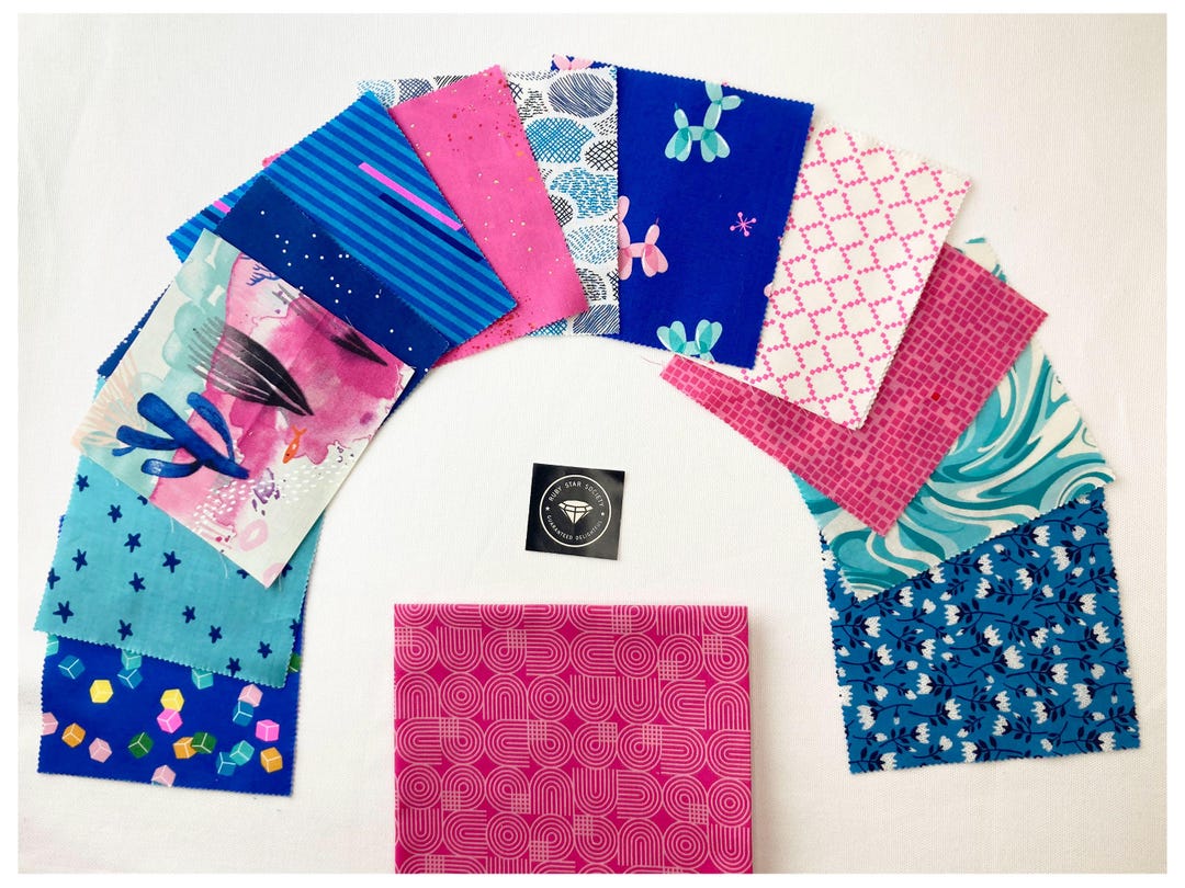 Ruby Star Society WATERPARK Mini Bundle Includes: 1 Fat Quarter & 12 5 ...