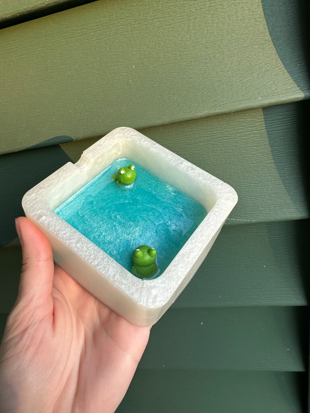 Pond With Frogs| Ashtray| Trinket Tray| Flower Ashtray - Etsy