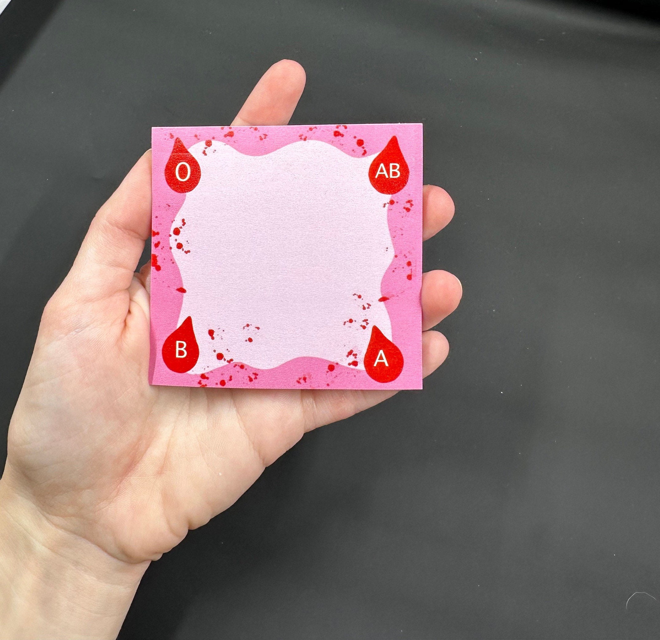 Blood Bank Sticky Notes Lab Gift Laboratory Blood Bank - Etsy