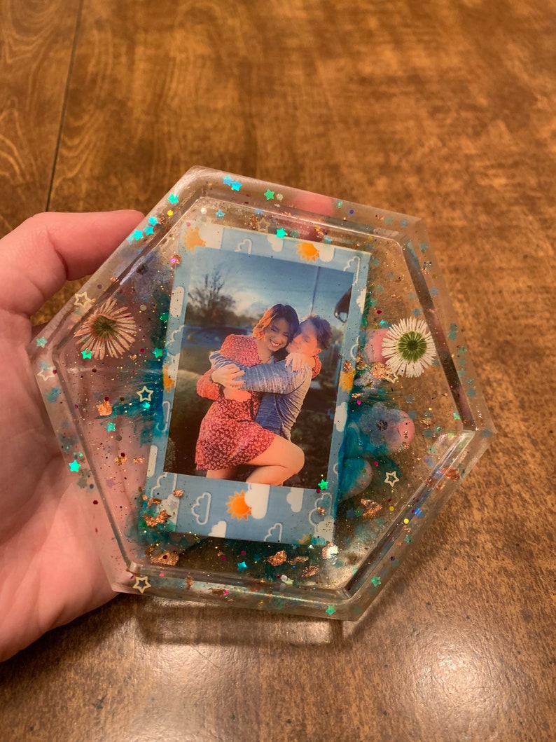 Custom Resin Coasters With Picture Inside - Etsy