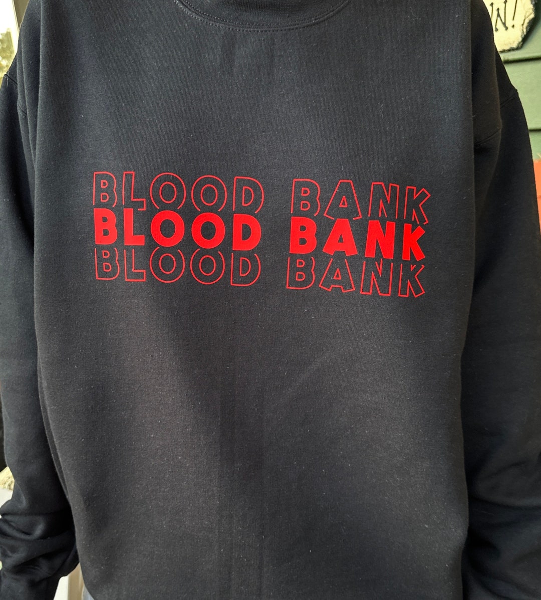 Blood Bank X3 Crewneck| Blood Banker| Lab Gift| Lab Tech | Med Tech - Etsy