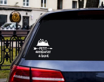 Little Adventurer on Board Sticker - Etsy