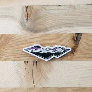Mini Mountain Sticker, Mini Sticker, Mountain Sticker, Small Sticker ...