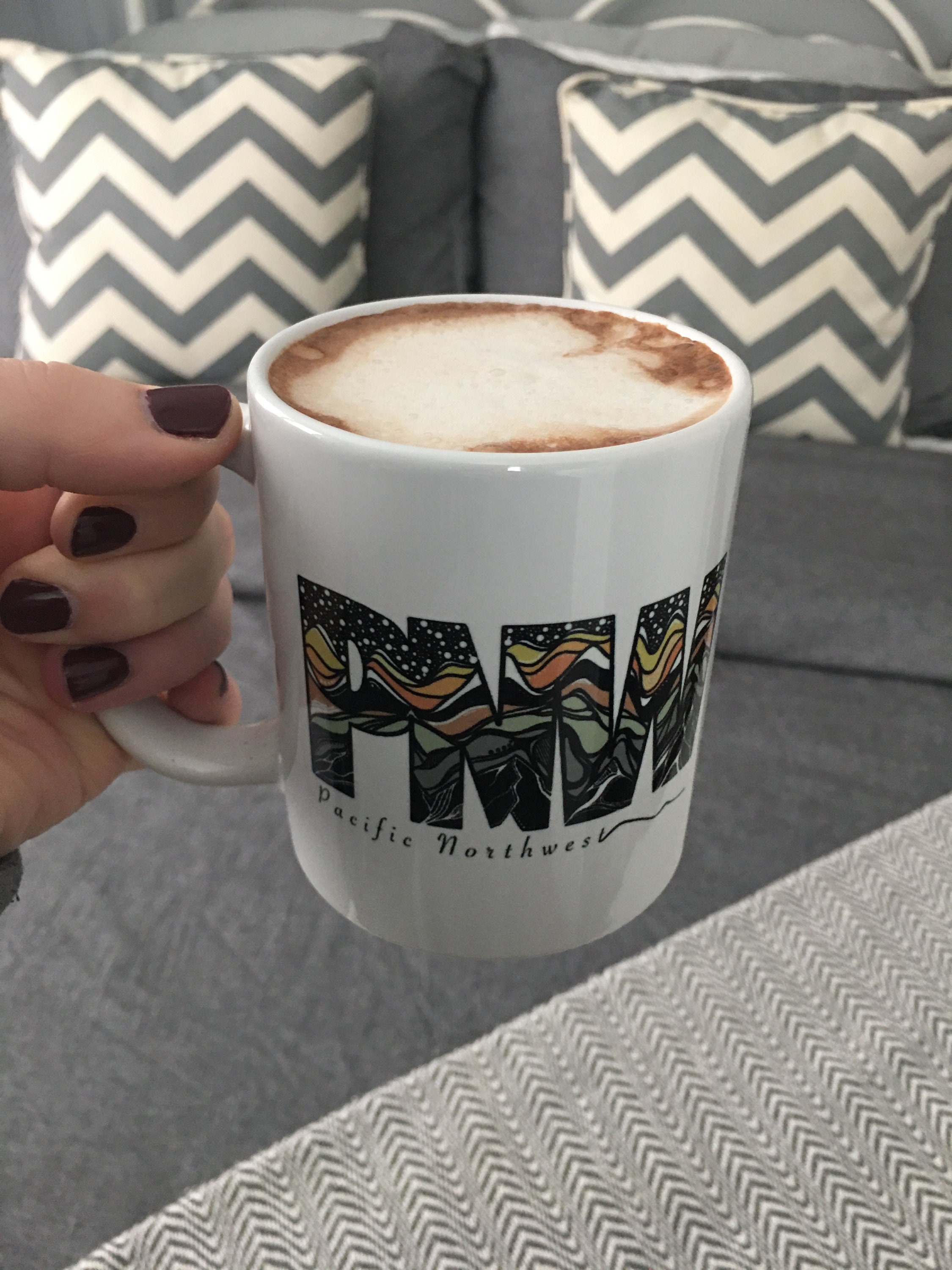 Pacific Northwest Mug PNW Mug Coffee Mug Mugs White Mug | Etsy