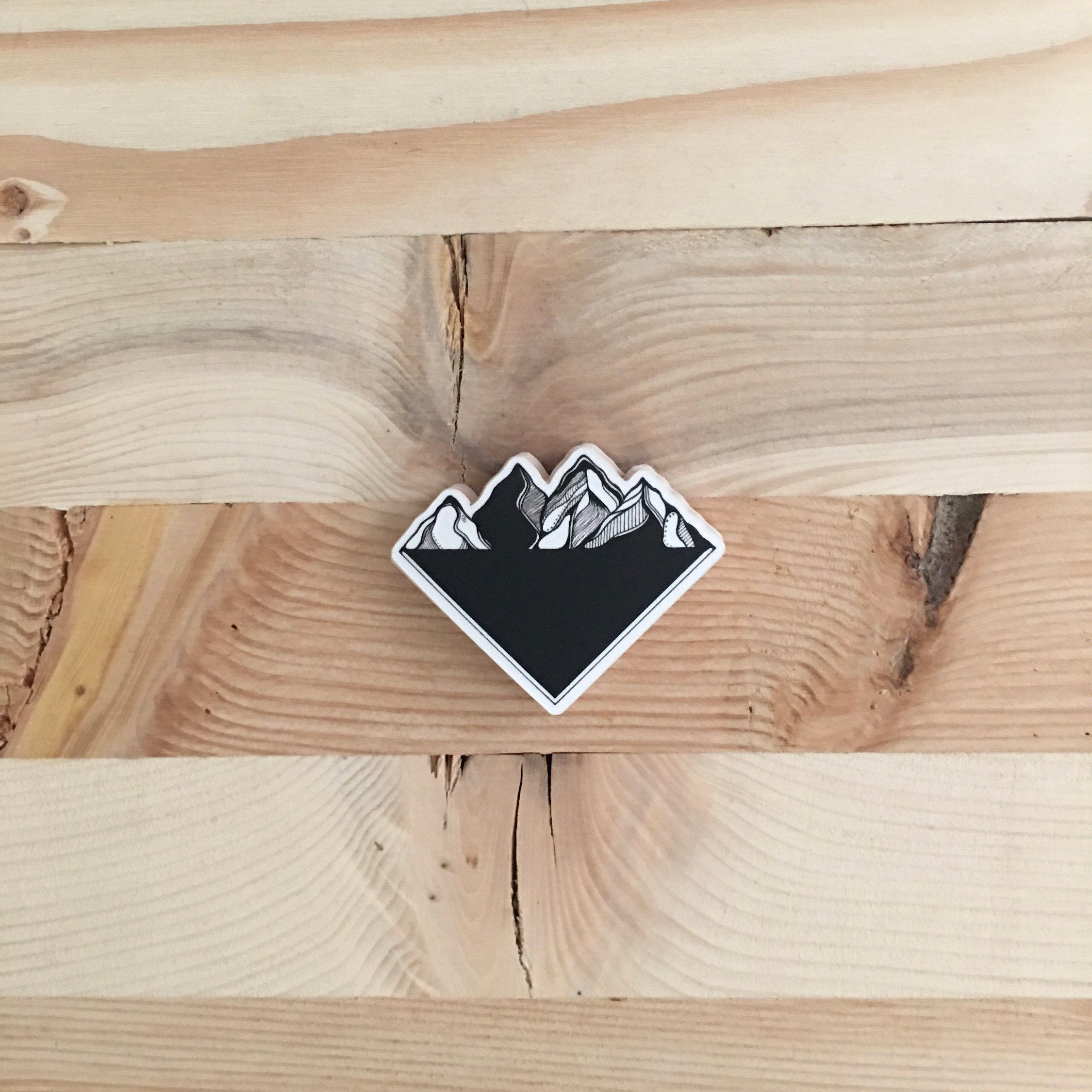 Mini Mountain Sticker Mini Sticker Mountain Sticker Small | Etsy