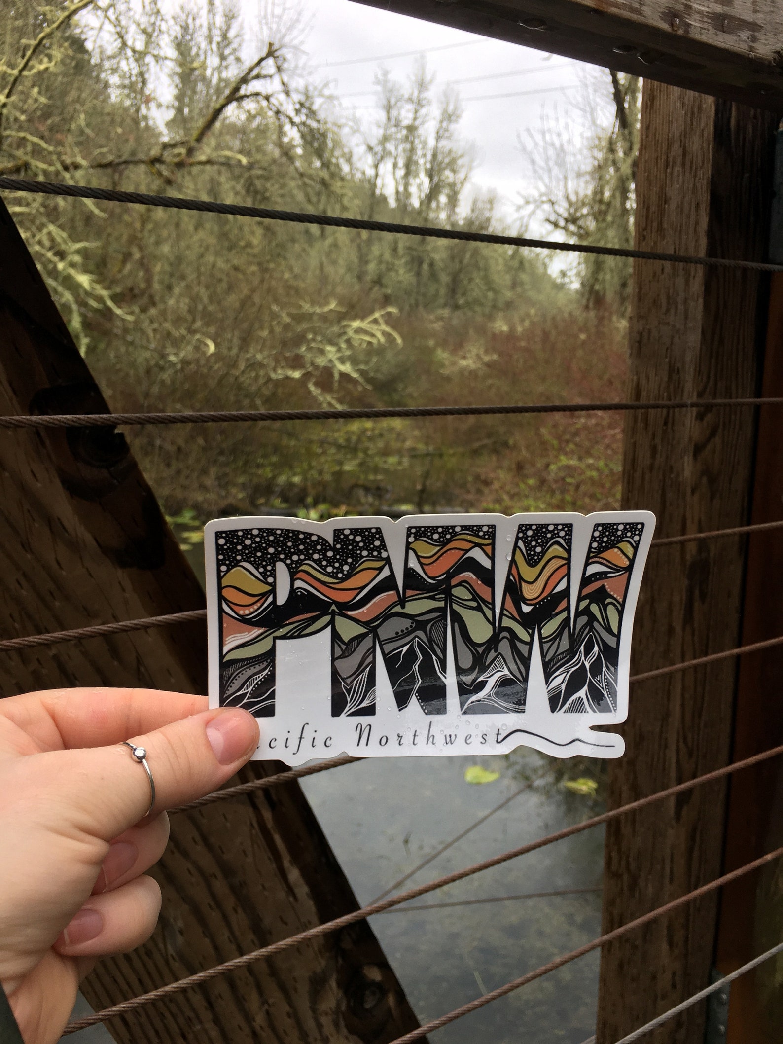 PNW Sticker, Pacific Northwest, Oregon, Washington, Idaho, British ...