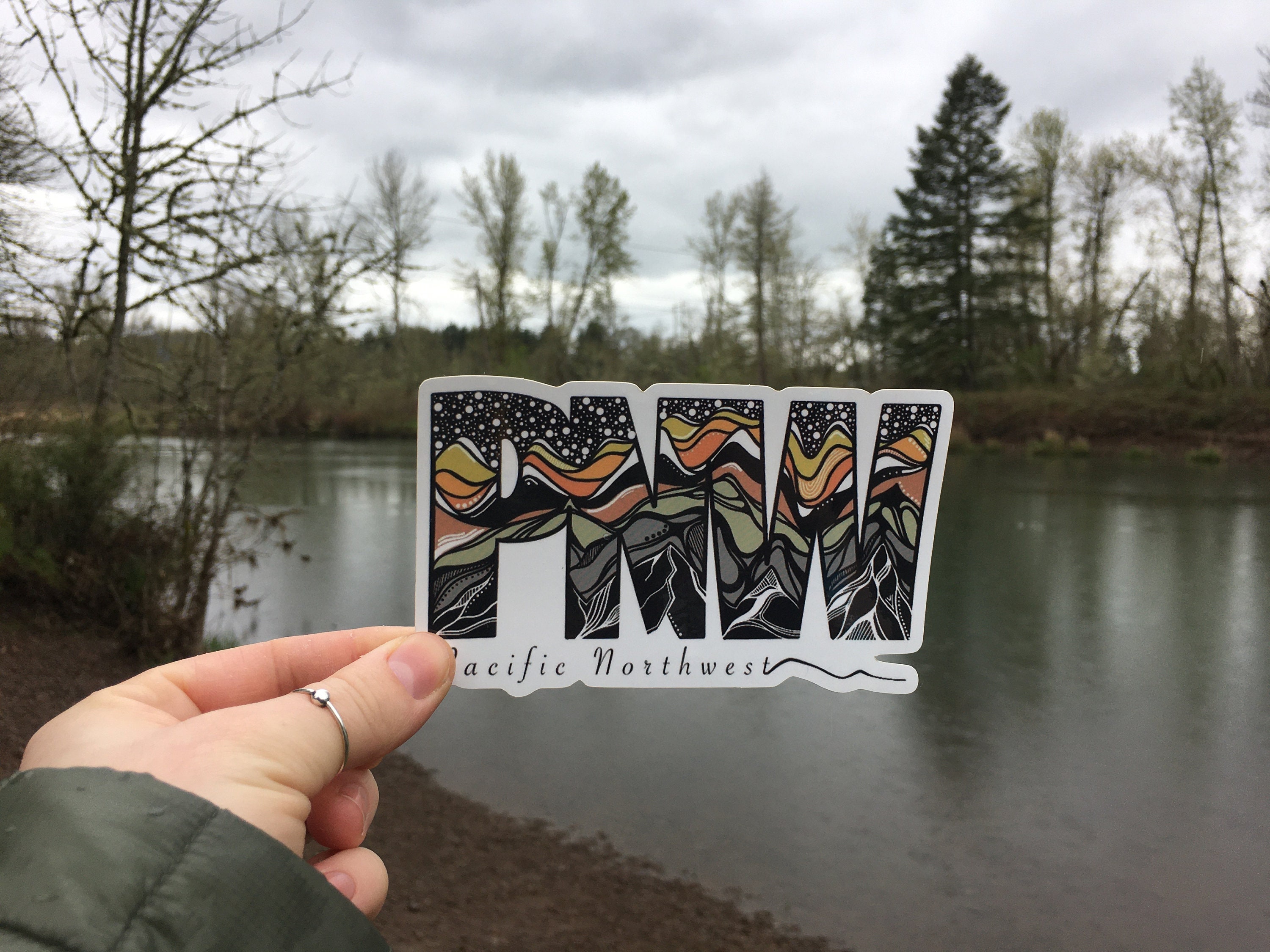 PNW Sticker, Pacific Northwest, Oregon, Washington, Idaho, British ...