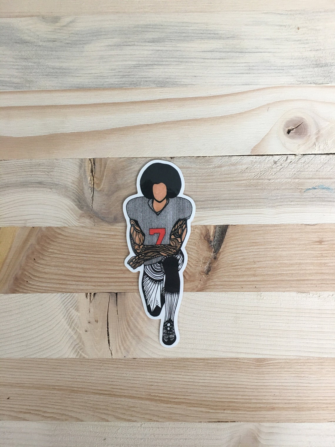 Kneeling Sticker, Football Sticker, Protest Sticker, Black Power, BLM ...