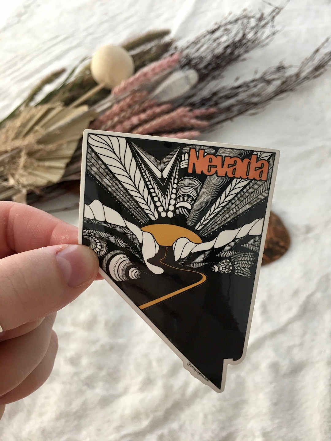 Nevada State Sticker Nevada State Wetterfest Auto Sticker - Etsy.de