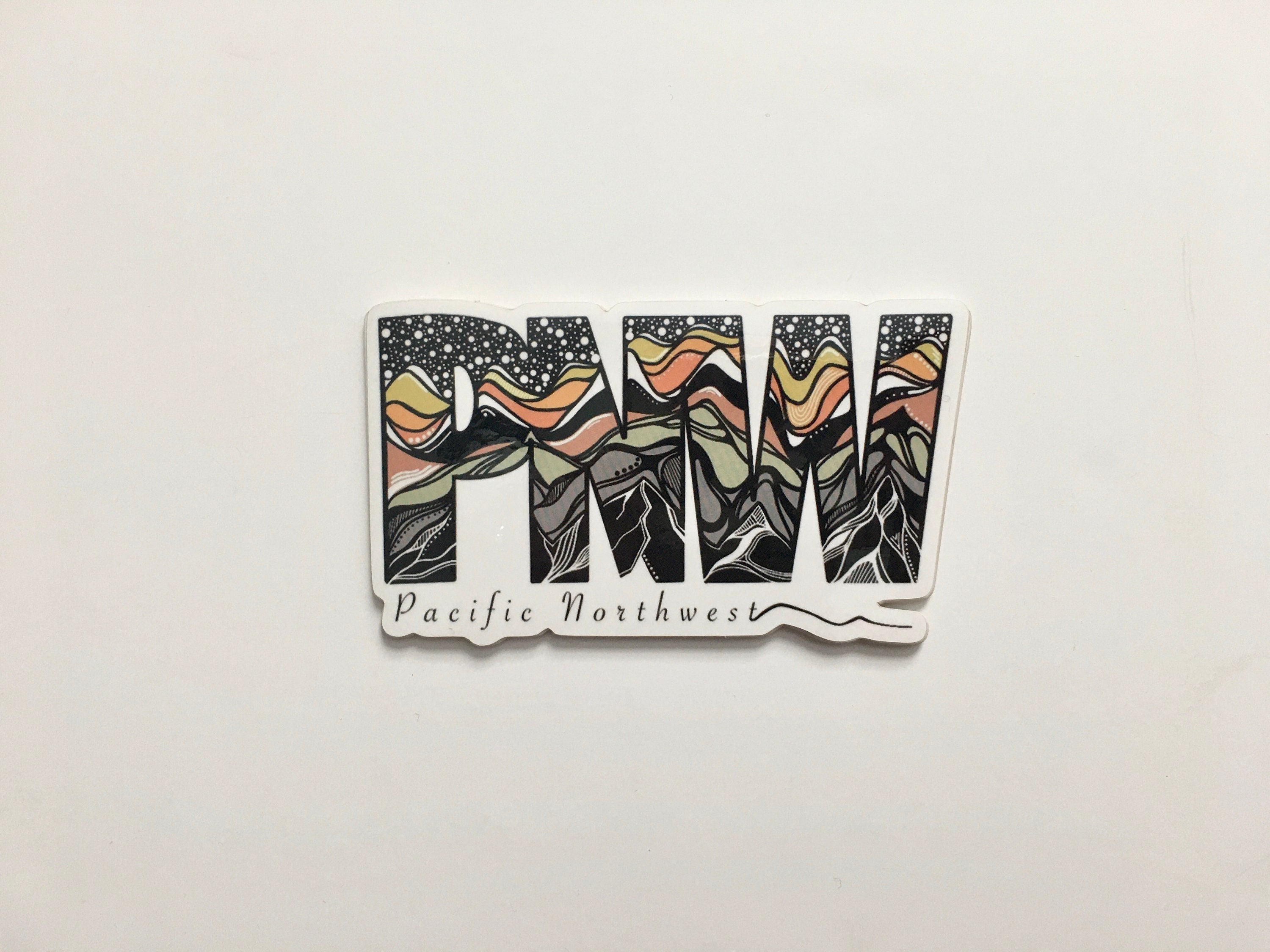 PNW Sticker, Pacific Northwest, Oregon, Washington, Idaho, British ...