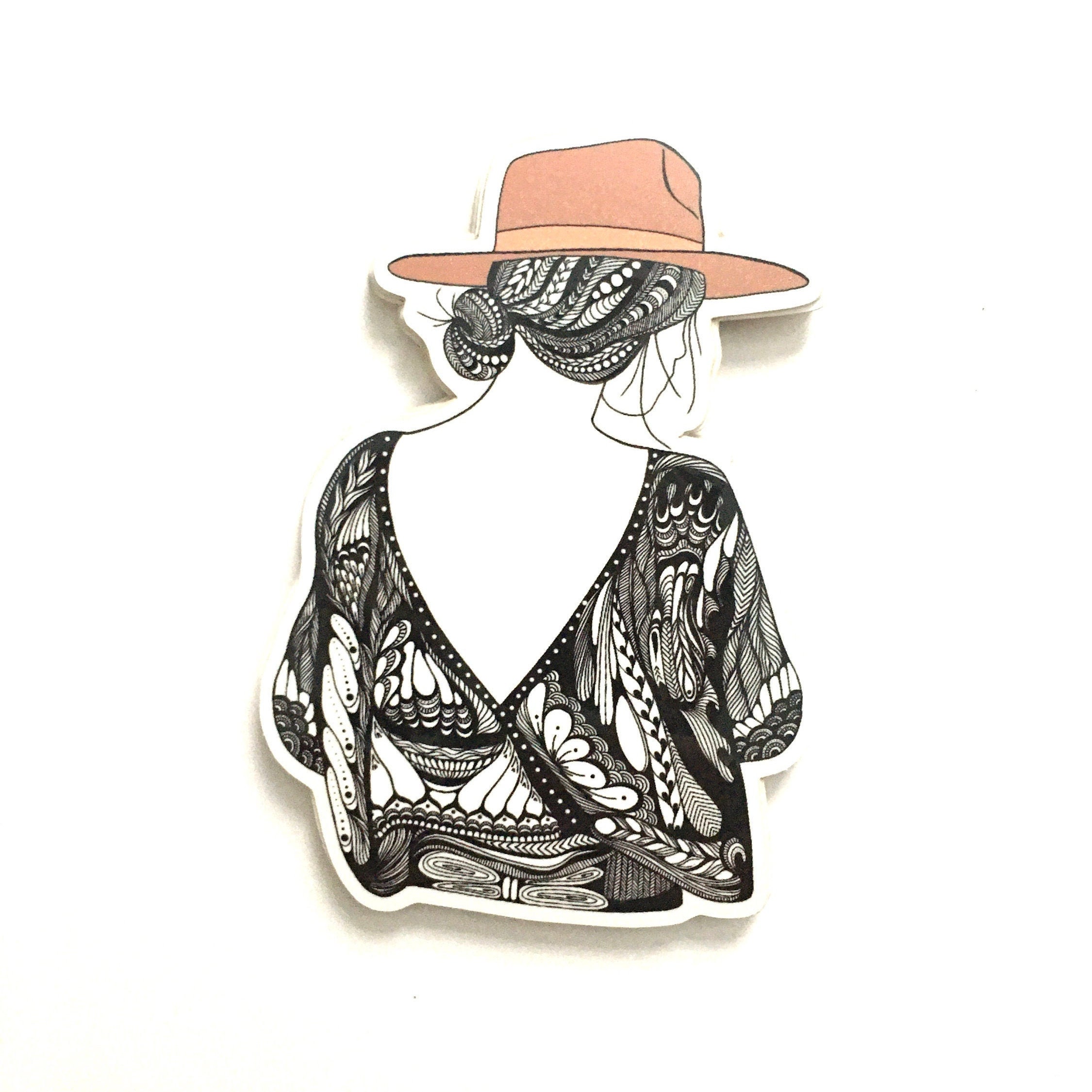 Outdoor Woman Sticker Pack Woman Outdoors Stickers Great | Etsy