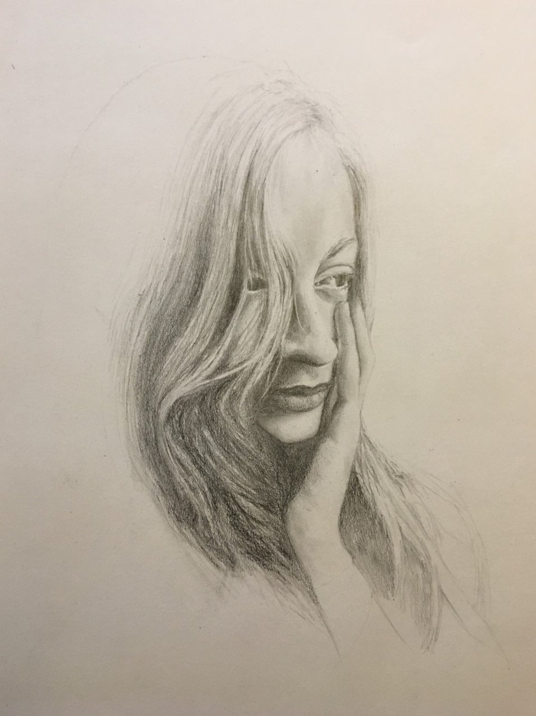 A4 Graphite Original Portrait Study - Etsy