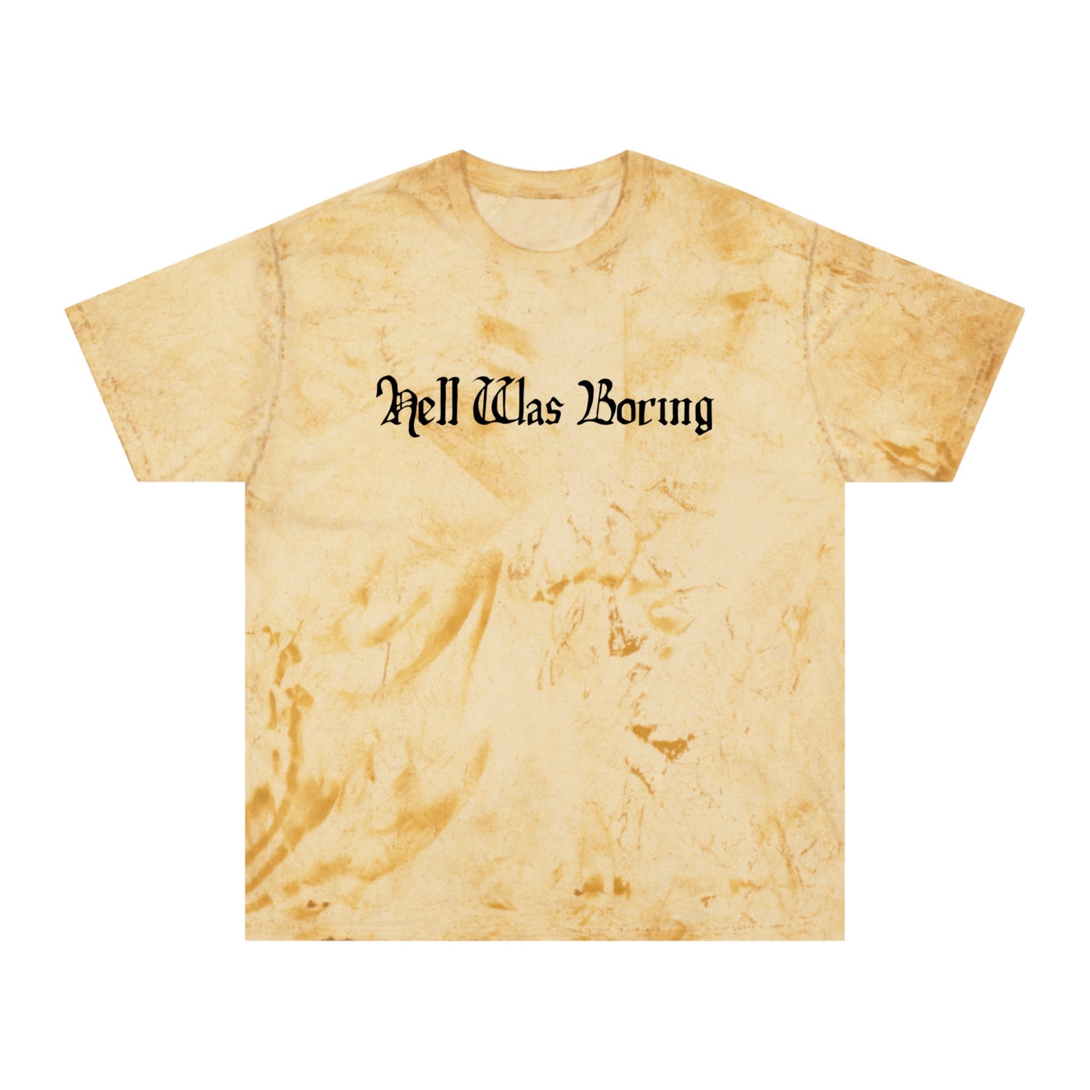 Hell Was Boring Shirt, Tie-dye T-shirt, Goth Tee, Aesthetic Clothing ...