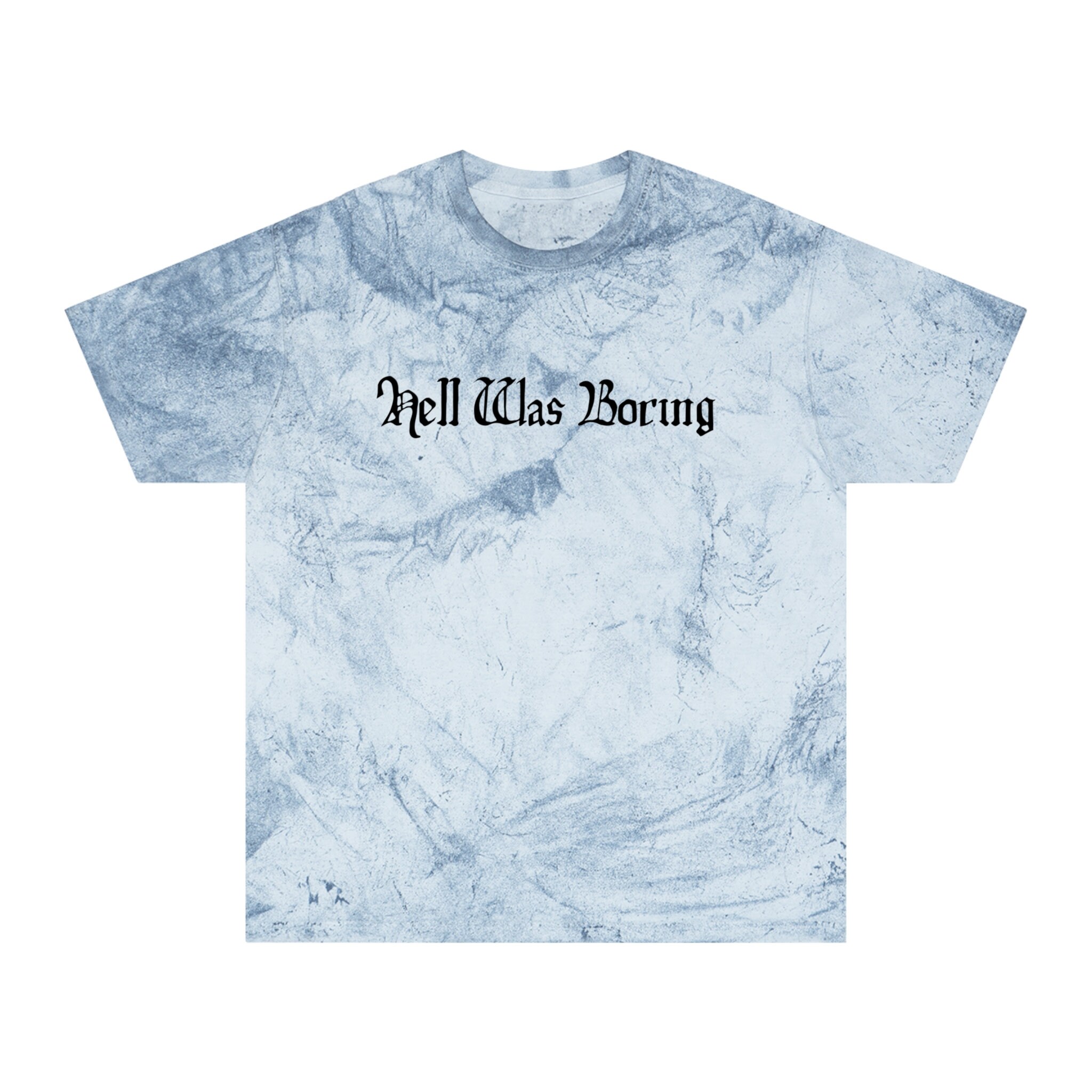 Hell Was Boring Shirt, Tie-dye T-shirt, Goth Tee, Aesthetic Clothing ...
