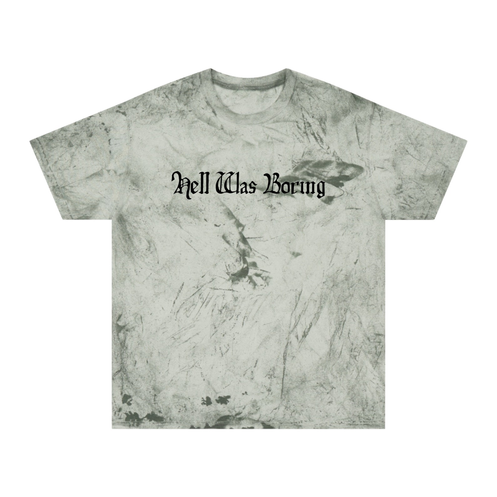 Hell Was Boring Shirt, Tie-dye T-shirt, Goth Tee, Aesthetic Clothing ...