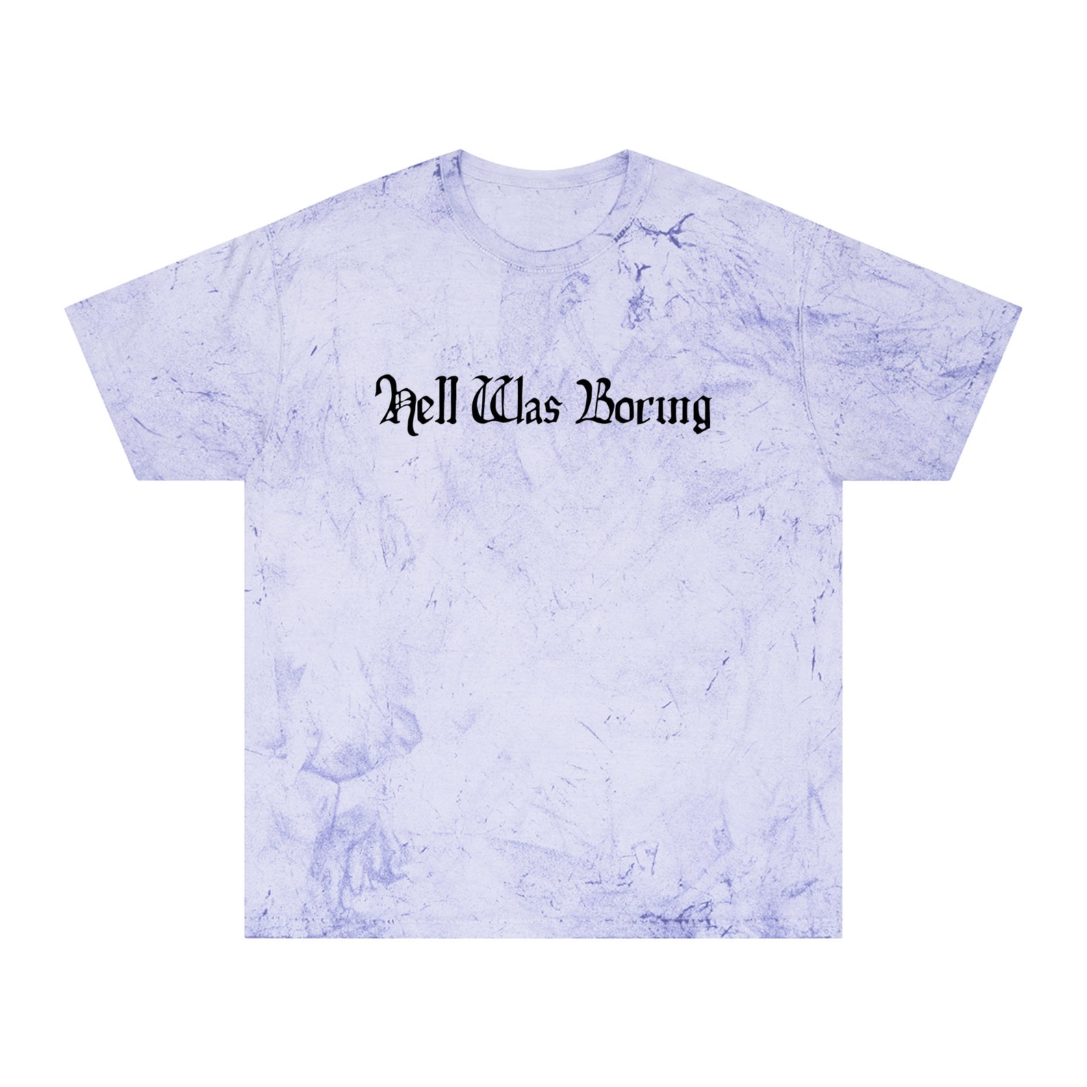 Hell Was Boring Shirt, Tie-dye T-shirt, Goth Tee, Aesthetic Clothing ...