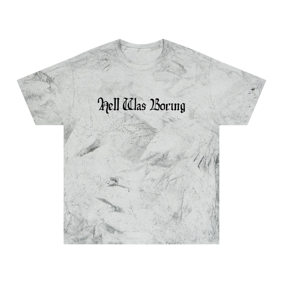 Hell Was Boring Shirt, Tie-dye T-shirt, Goth Tee, Aesthetic Clothing ...