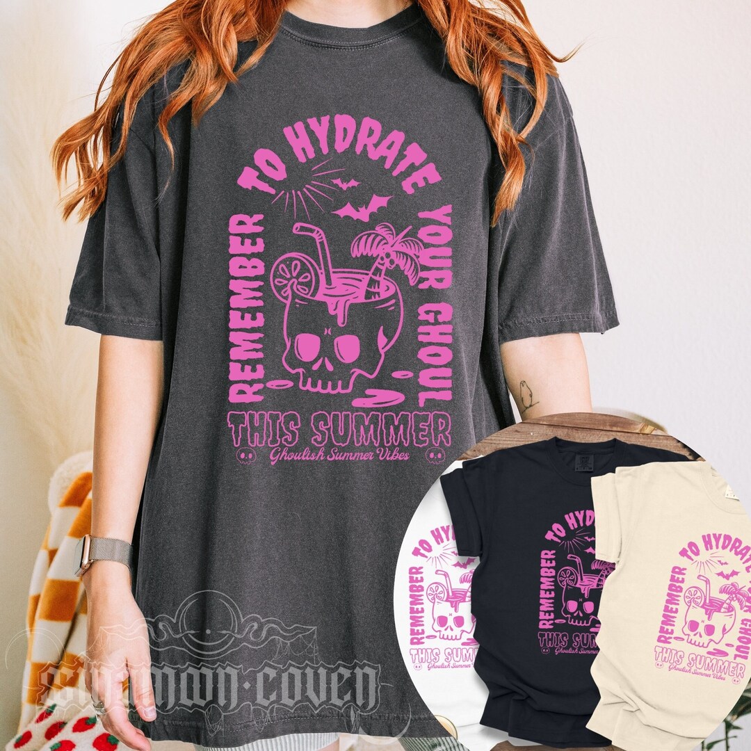 Stay Spooky Summer Vibes Shirt Summerween Funny Skeleton Tee Stay Salty ...