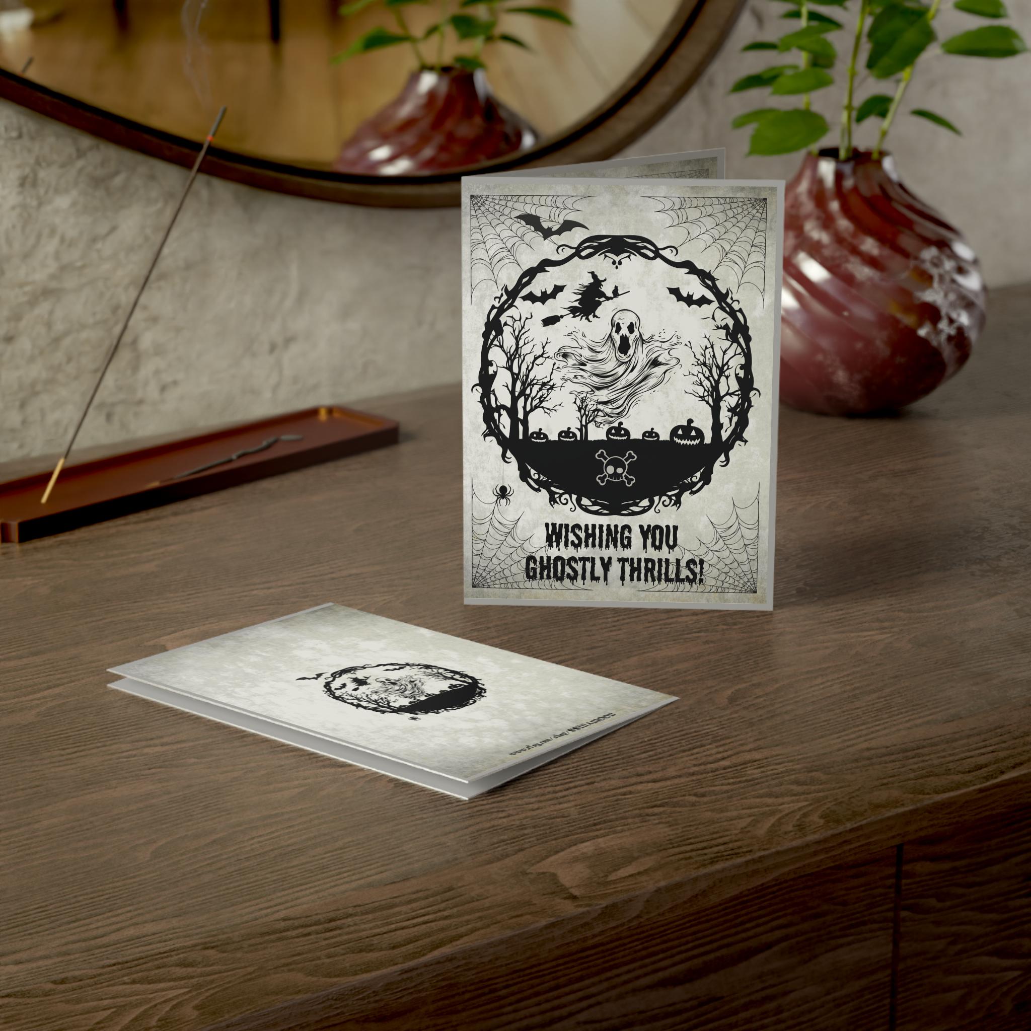 Spooky Bday Card Gift, Gothic Witch Greeting Card, Birthday Card for ...
