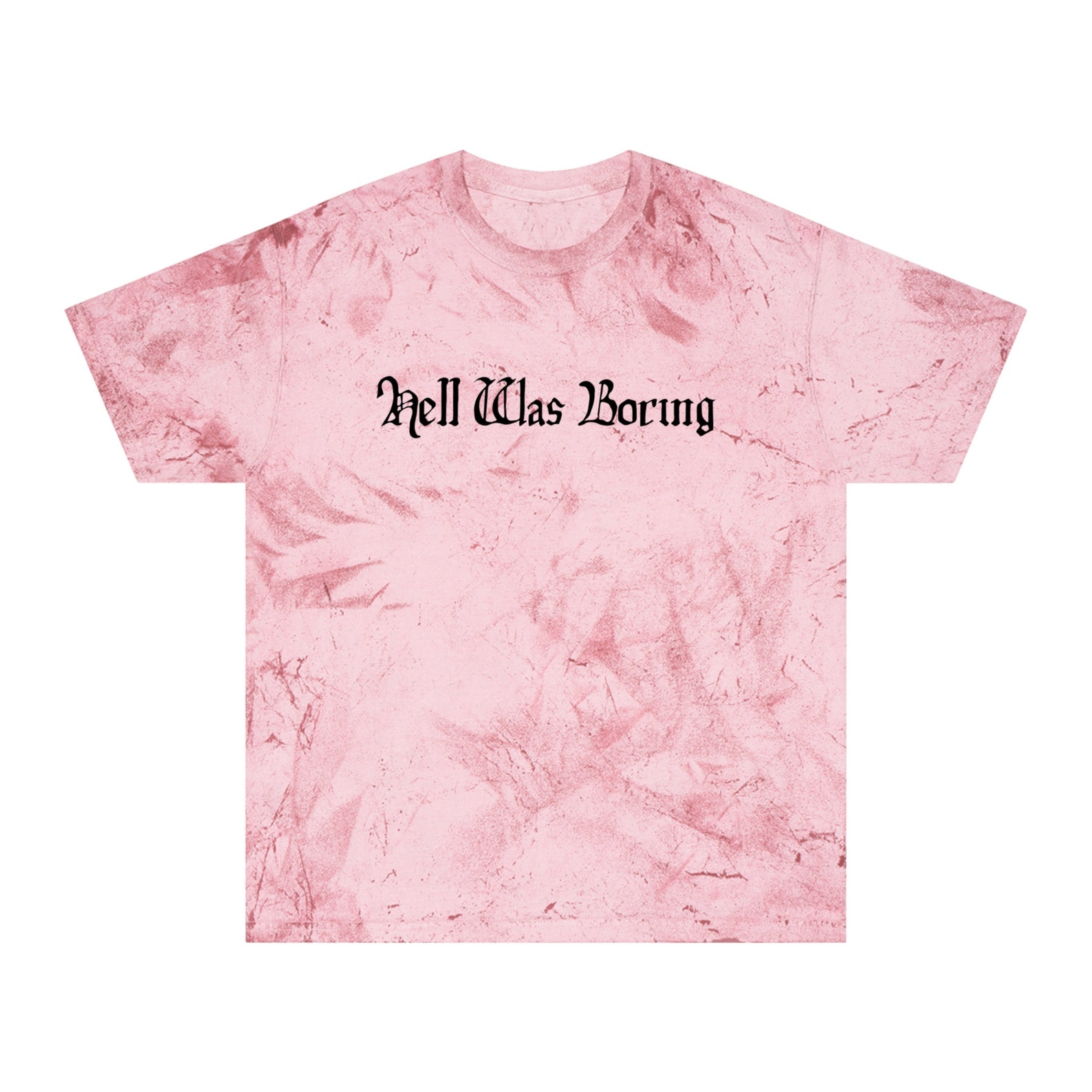 Hell Was Boring Shirt, Tie-dye T-shirt, Goth Tee, Aesthetic Clothing ...