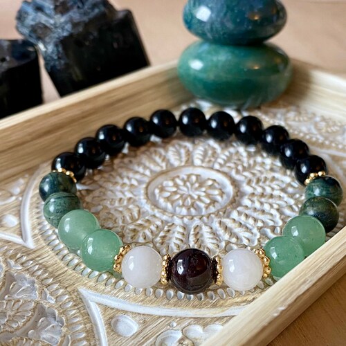 Money Prosperity & Abundance Crystal Beaded Bracelet Good - Etsy