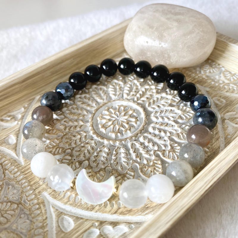 Triple Moon Bracelet - Etsy