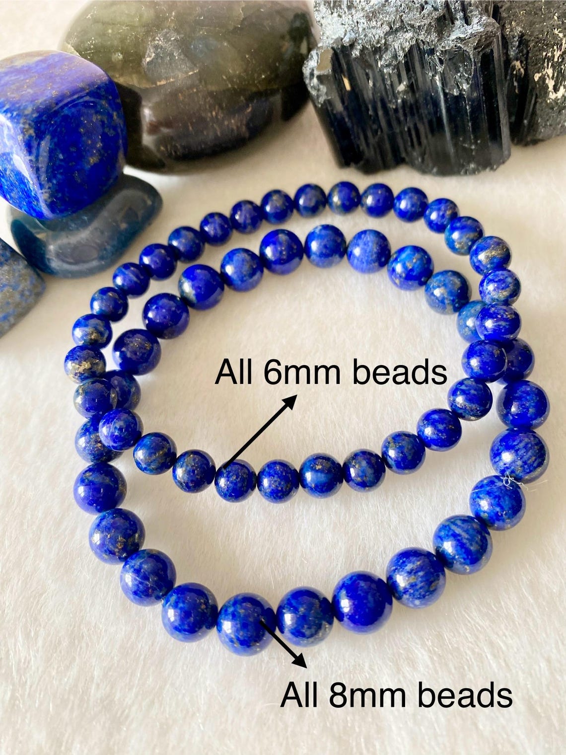 Deep Blue AAA Lapis Lazuli Bracelet – Wisdom Stone Gift Jewelry - Etsy