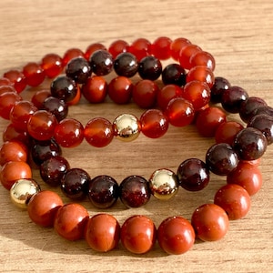 Zodiac ARIES Crystal Protection Bracelet - Aries 3 Pack Natural ...