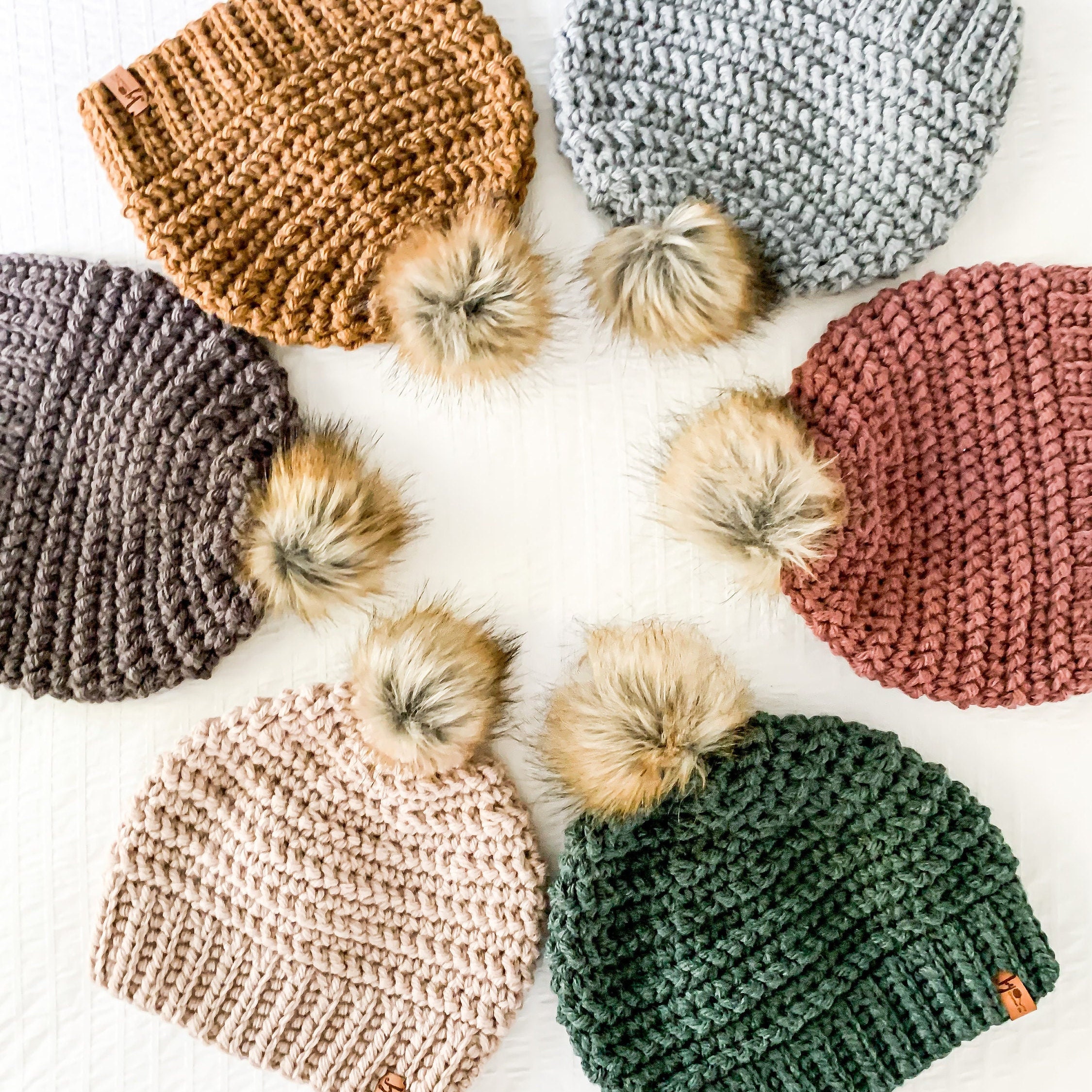 EASY CROCHET PATTERN: Katy Hat | Easy Bulky Weight Crochet Beanie ...