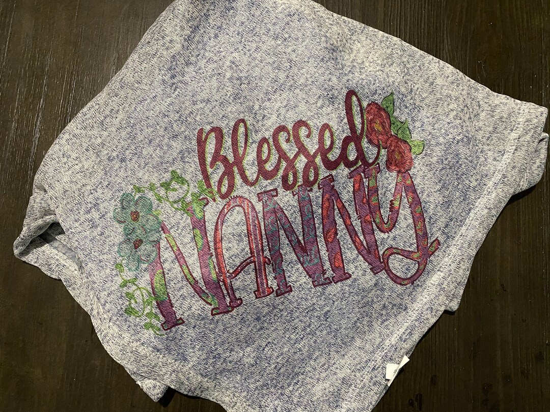 Blessed Nanny Sublimation Sweater Blanket- Gift for Nanny-personalized ...