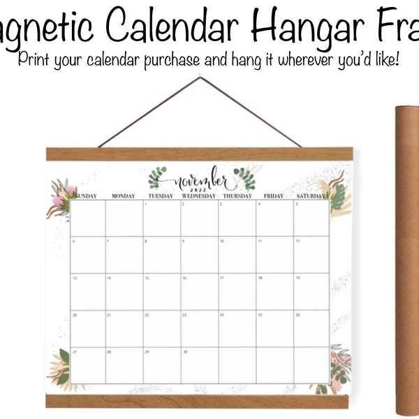 Wooden Calendar - Etsy