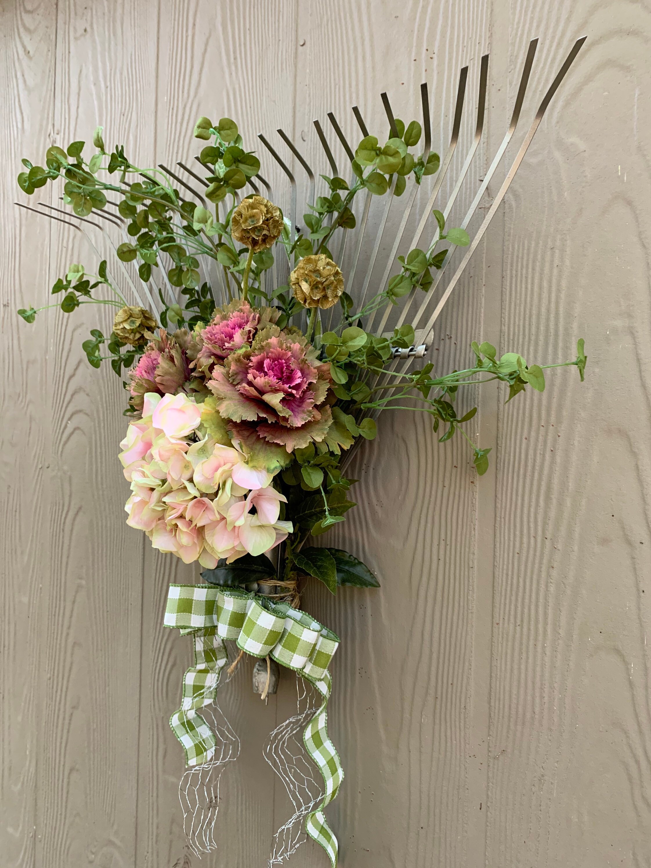 Summer Wreath, Cabbage Rose Wreath, Rake Wreath, Hydrangea Wreath ...