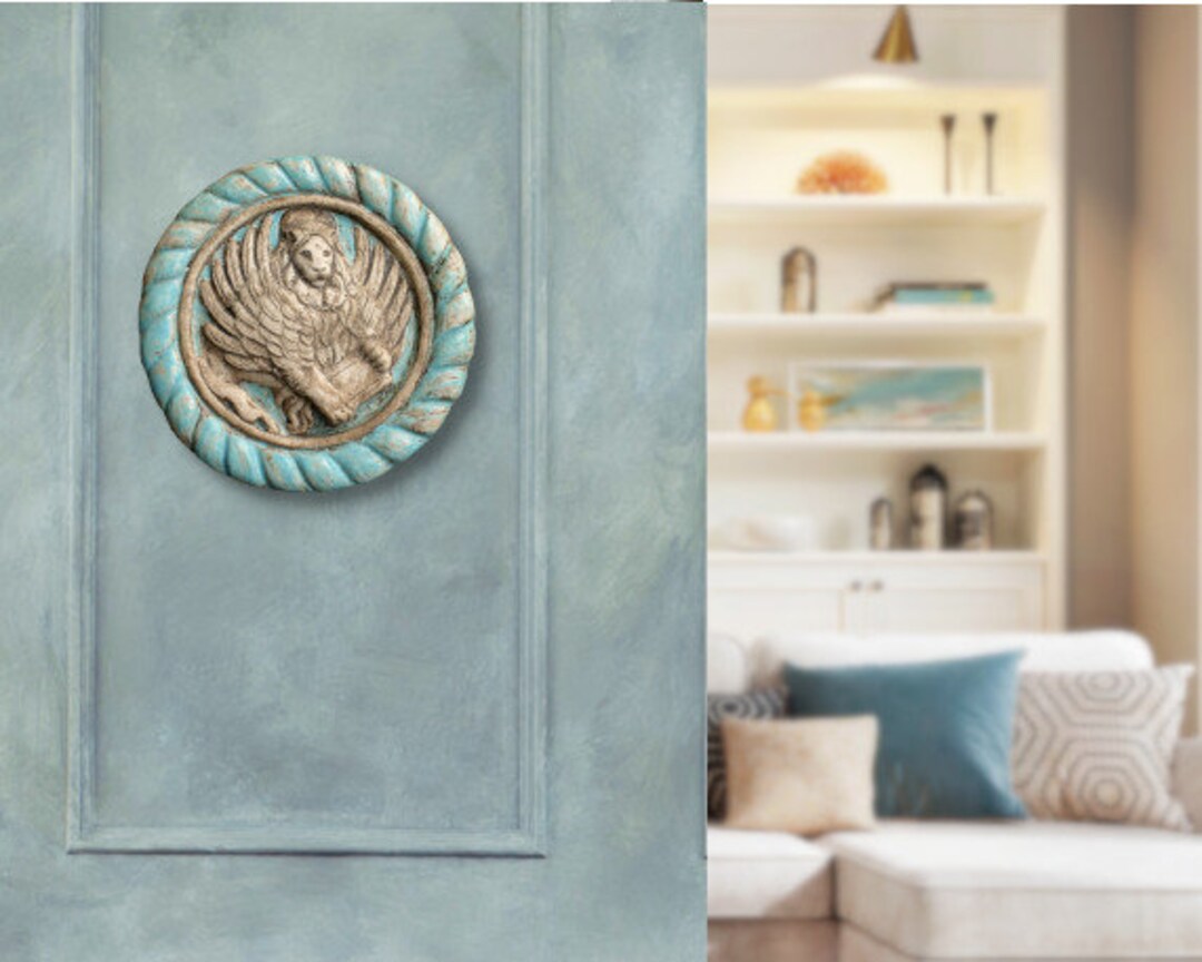 St. Mark's Winged Lion "in Moleca" - Painted Ceramic - Etsy