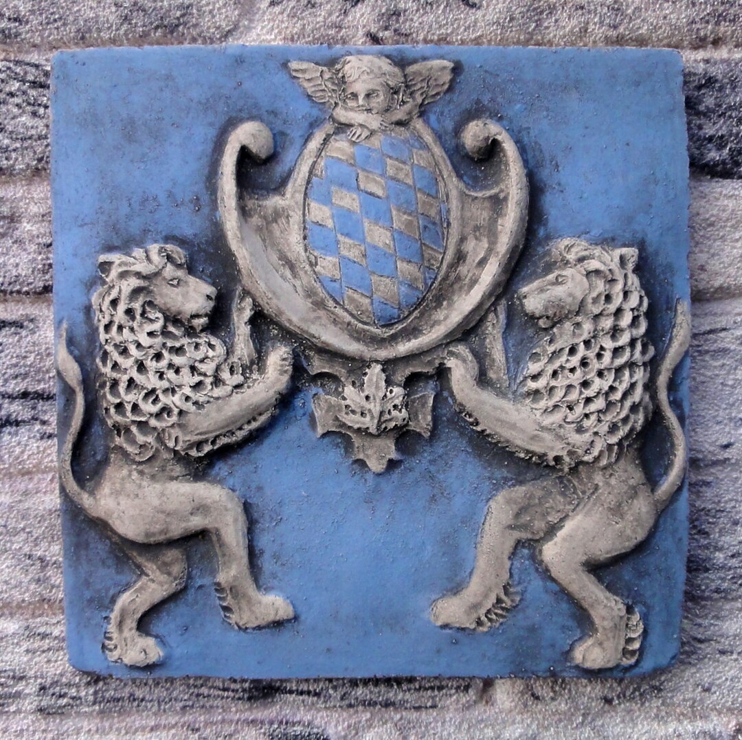 Renaissance Lions Holding the Bavarian Shield - Etsy