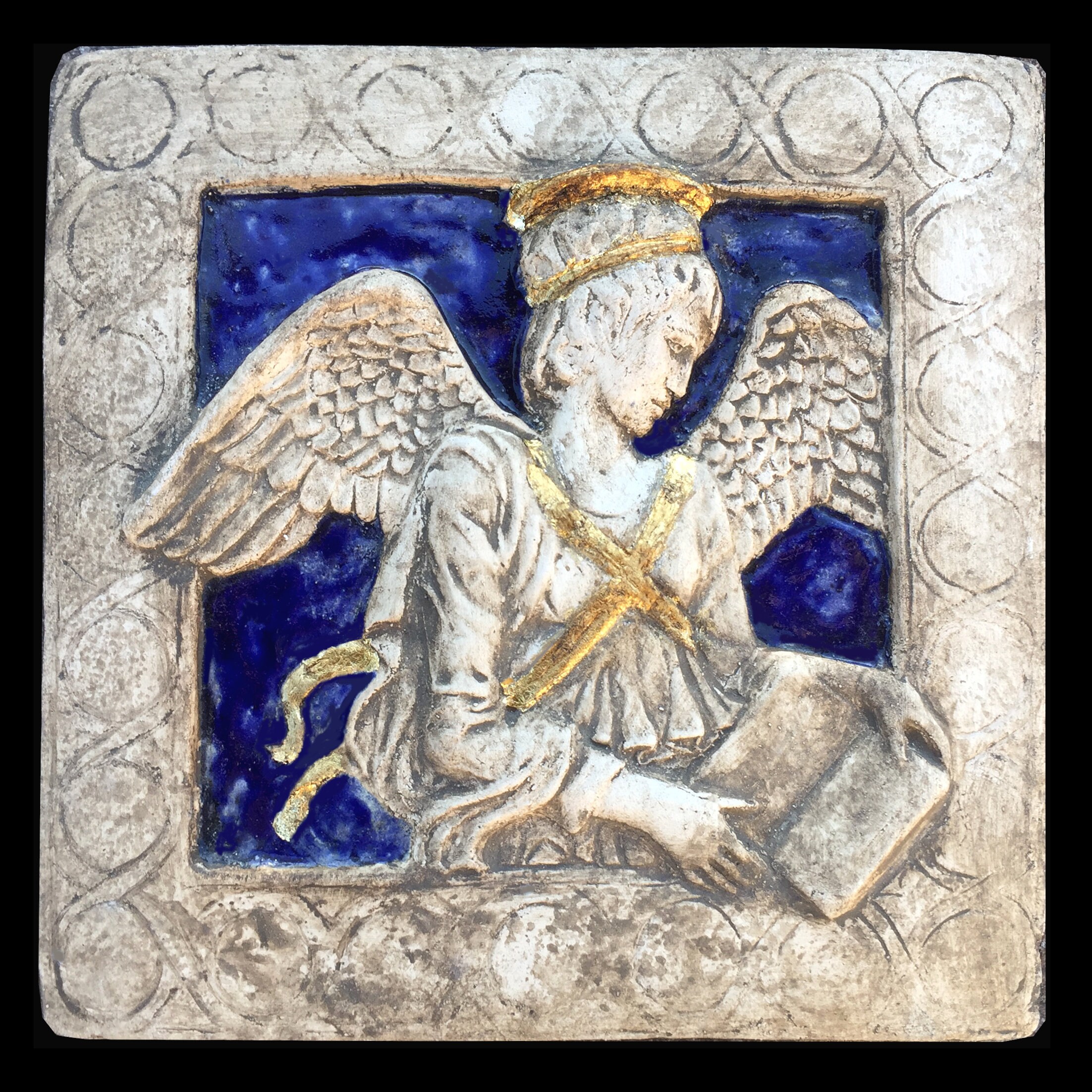 Angel. Bas-relief in Ceramic | Etsy