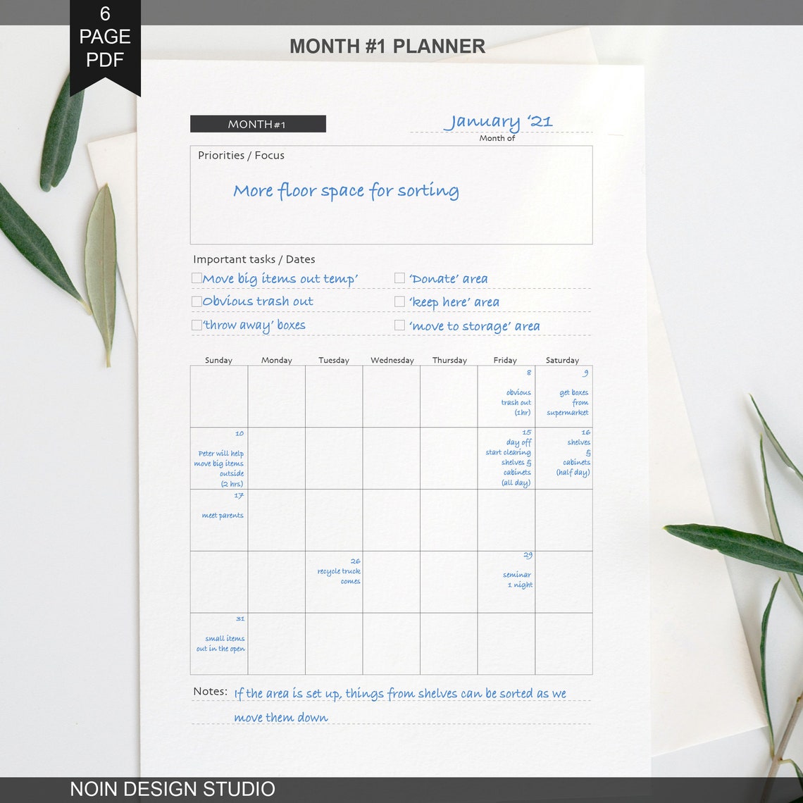 A4 Printable 90-Day Goal Planner 90 Day Tracker Monthly | Etsy