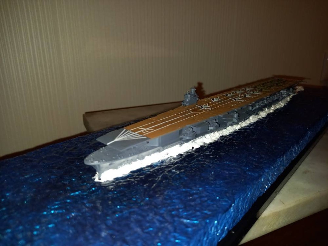 Japan Navy WW2 Shokaku Carrier Class Model With Diorama - Etsy