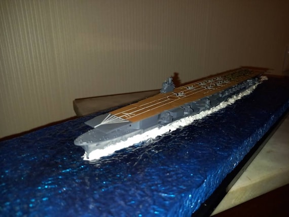 Japan Navy WW2 Shokaku Carrier Class Model With Diorama | Etsy
