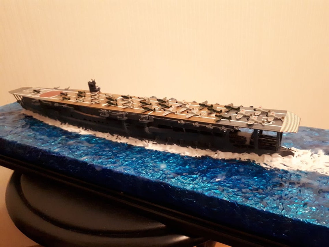 Japan WW2 Navy Kaga Carrier With Diorama | Etsy