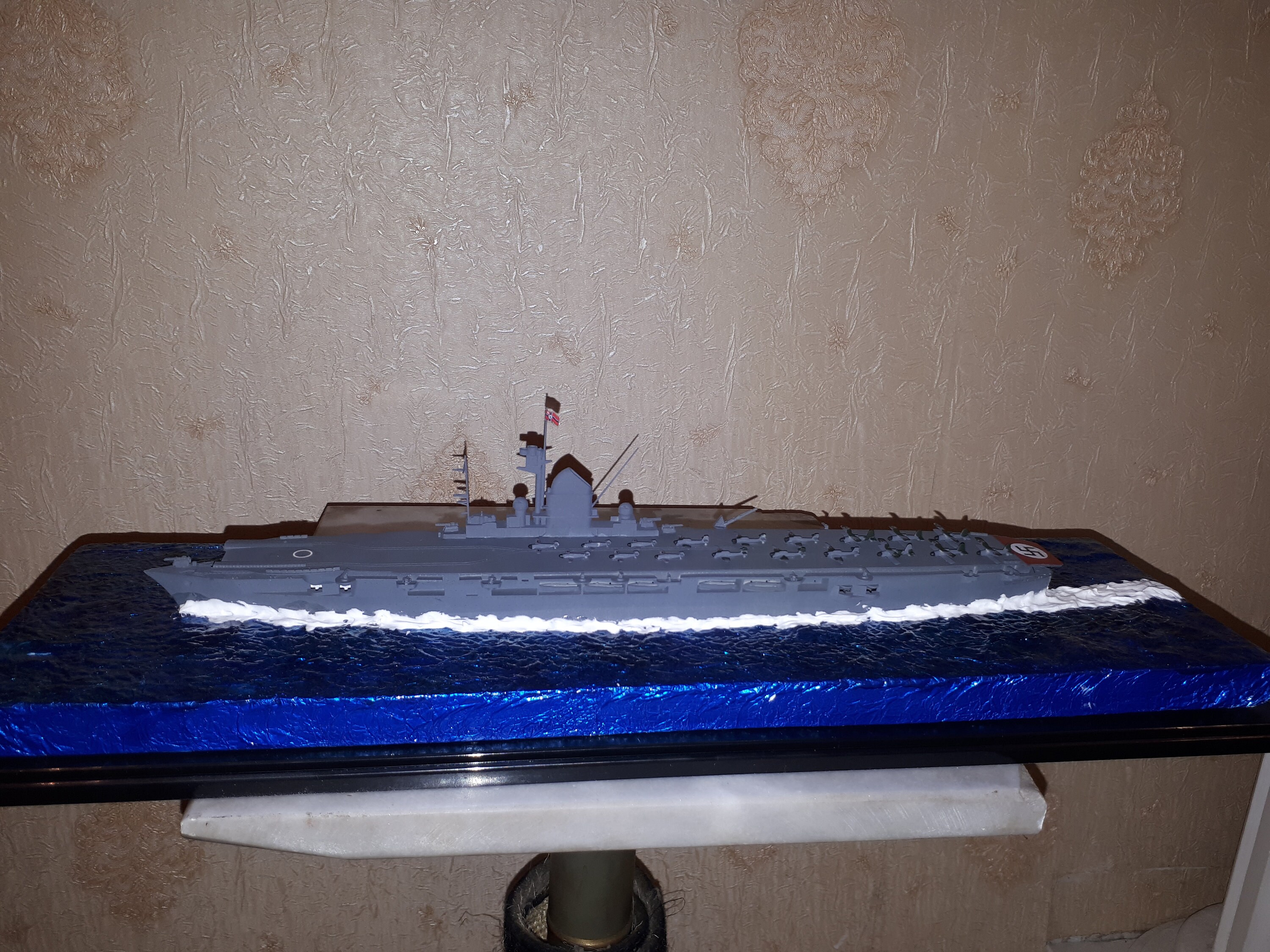 German WW2 Graf Zeppelin Class Aircraft Carrier Diorama | Etsy Canada