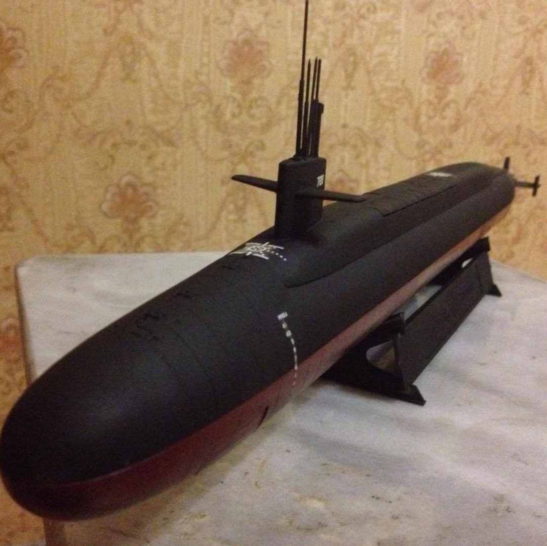 USS Ohio Class Nuclear Ballistic Missile Submarine Rear Model - Etsy